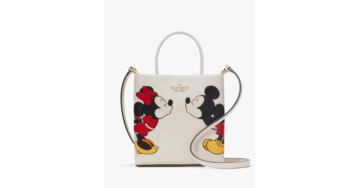 Kate Spade Disney X New York Minnie Mouse Mini Tote in White | Lyst UK