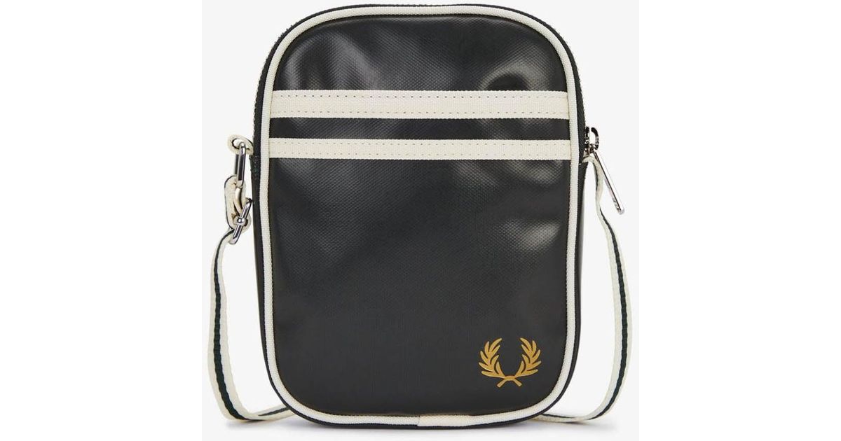 Fred Perry Classic Small Side Bag in Black for Men | Lyst UK