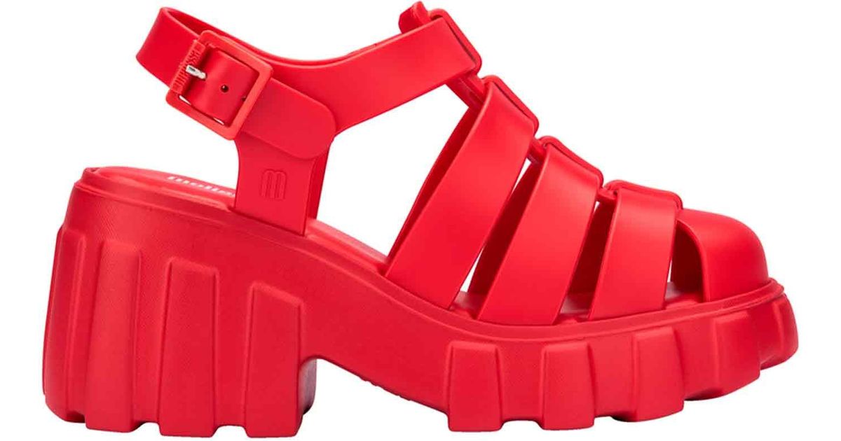 Melissa Megan Sandals in Red | Lyst UK
