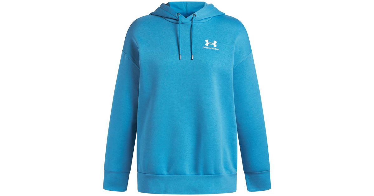 Under Armour Icon Fleece Os Hoody in Blue | Lyst UK