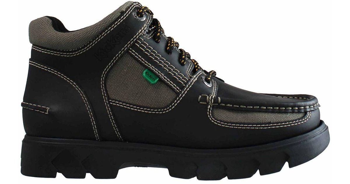 Kickers Lennon Mid Classic Boots in Black for Men | Lyst UK