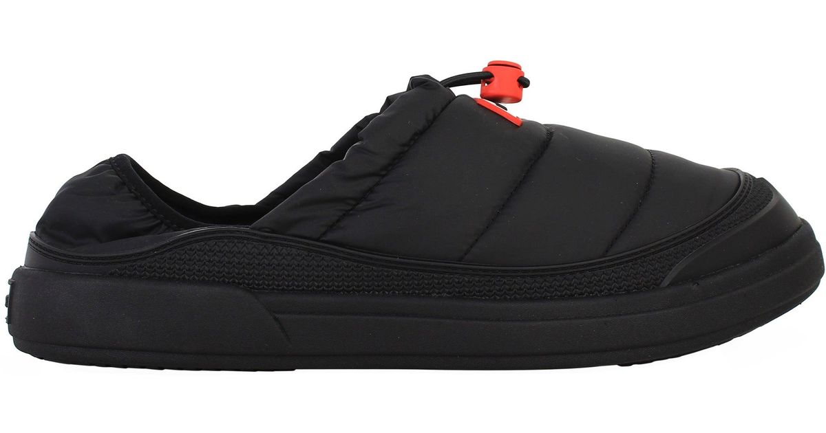 HUNTER In/Out Slippers in Black | Lyst UK
