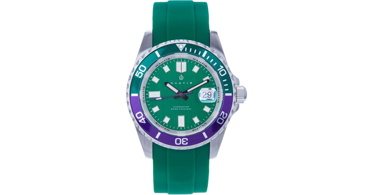 Nautis Interceptor Box Set With Interchangable Bands And Date Display ...