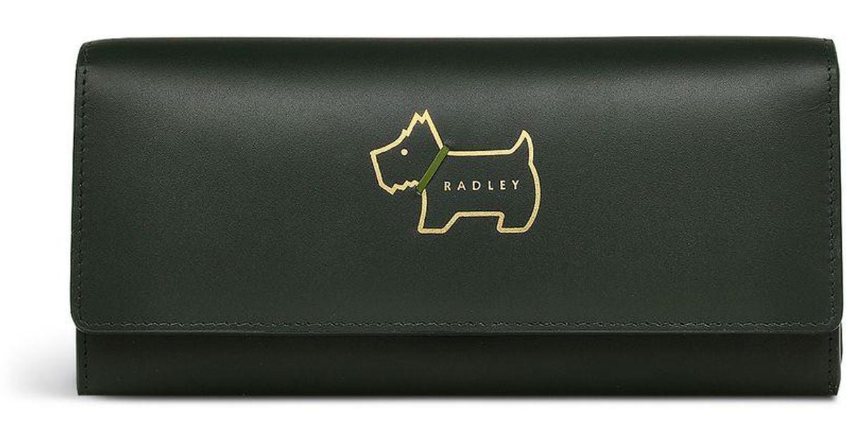 Radley Heritage Dog Outline Purse in Black | Lyst UK