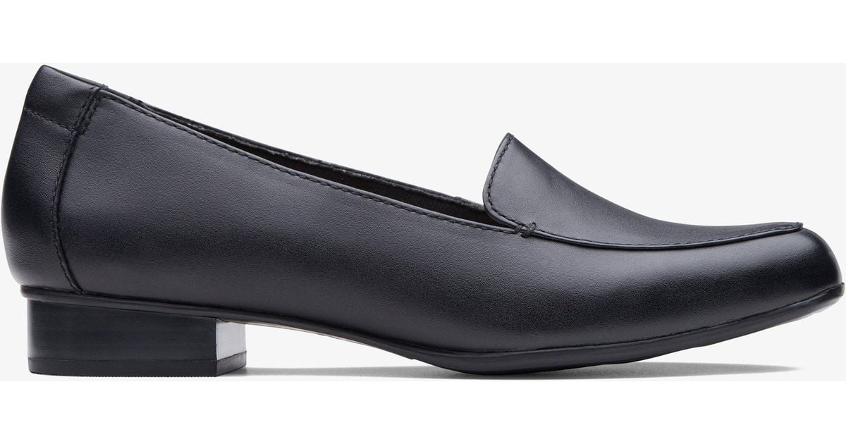 Clarks Juliet Lora Leather Shoes in Blue | Lyst UK