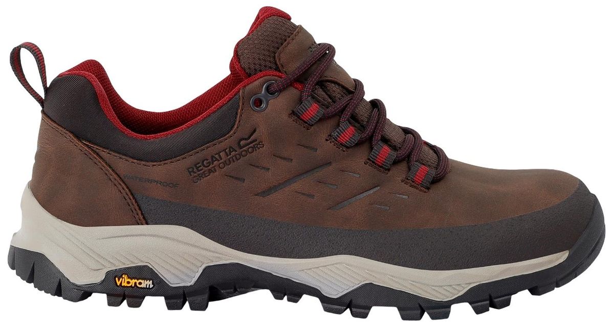 Regatta Ladies Blake Low Walking Shoes /Dark Pimento) in Brown | Lyst UK