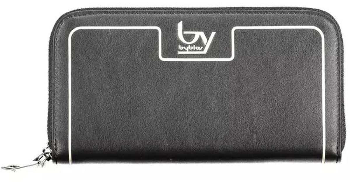 Byblos Geometric Zip Walletmodel By12690 in Black | Lyst UK