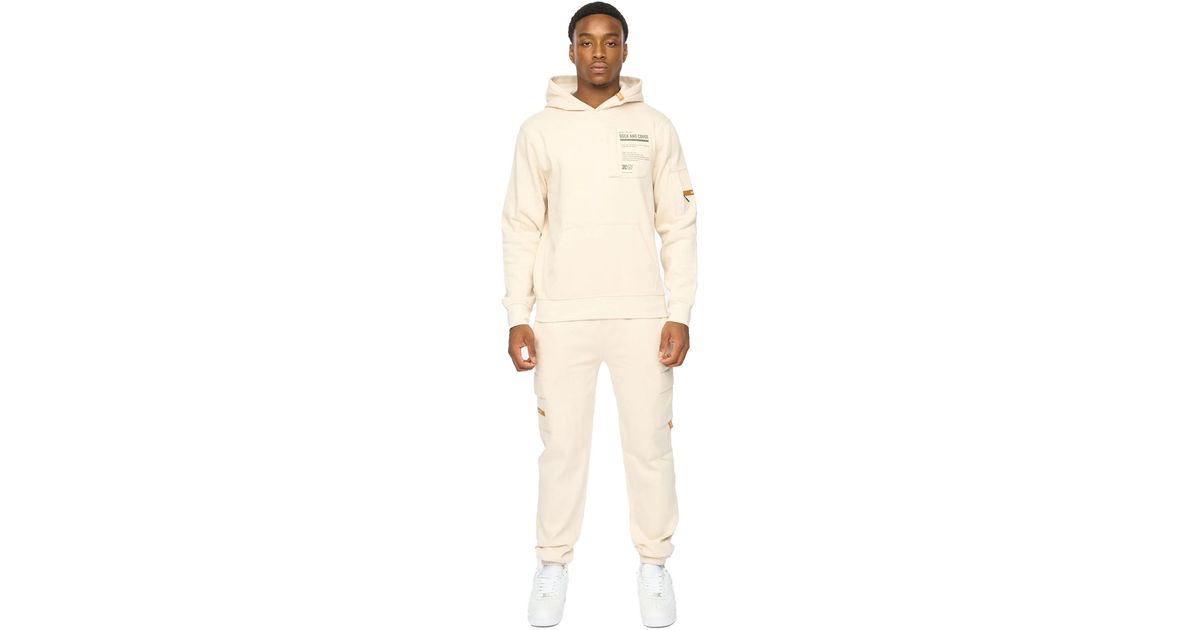 Duck and Cover Adamsberg Hoodie And Joggers Set (Off) in Natural for ...