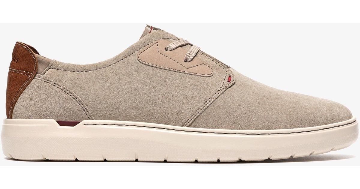 Clarks Flexwell Tie Suede Shoes in Brown for Men | Lyst UK