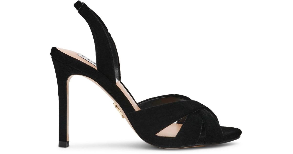 Steve Madden Trophies High Heel Stiletto Sandal in Black | Lyst UK