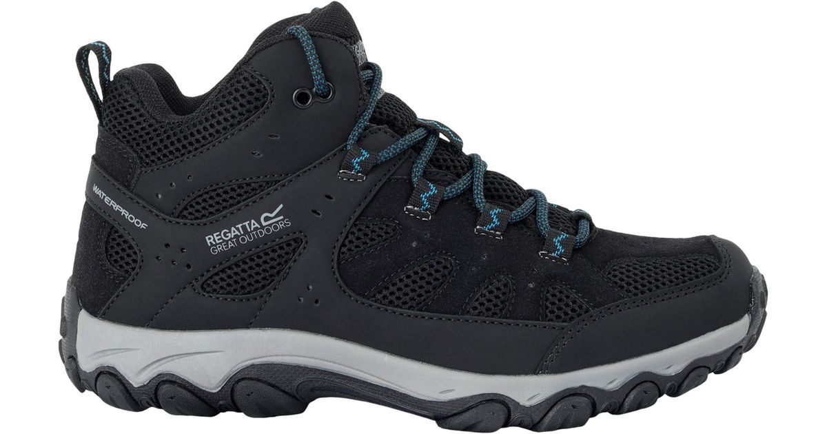 Regatta Ladies Edgepoint Iv Mid Cut Walking Boots in Black | Lyst UK