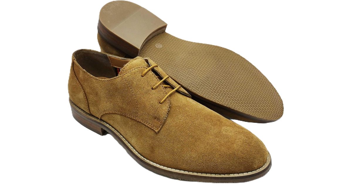 LB Comfort Dennis Leather Shoes in Metallic for Men | Lyst UK