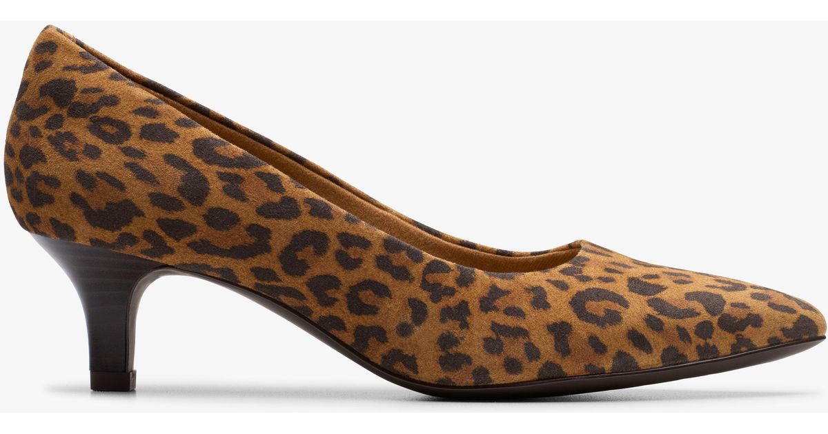 Clarks Shondrah Jade Leopard Print Shoes in Brown | Lyst UK
