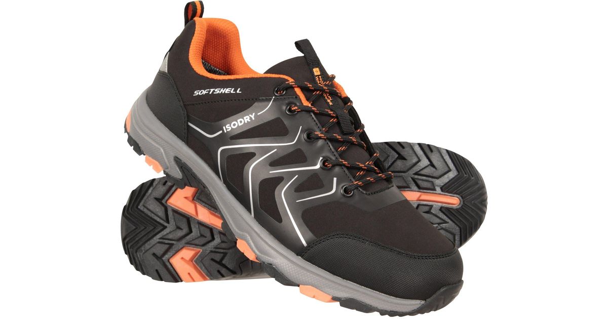 Mountain Warehouse 'Shadow' Softshell Shoes Isodry Upper Waterproof ...