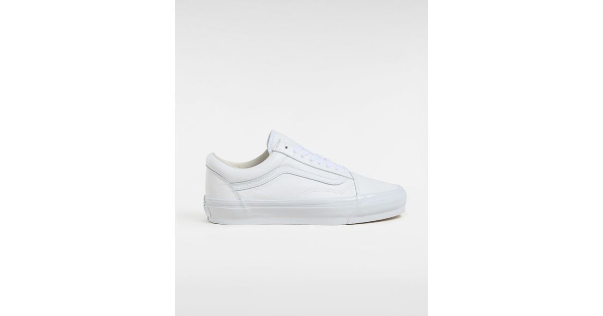 Vans Premium Old Skool Sneakers in White | Lyst UK