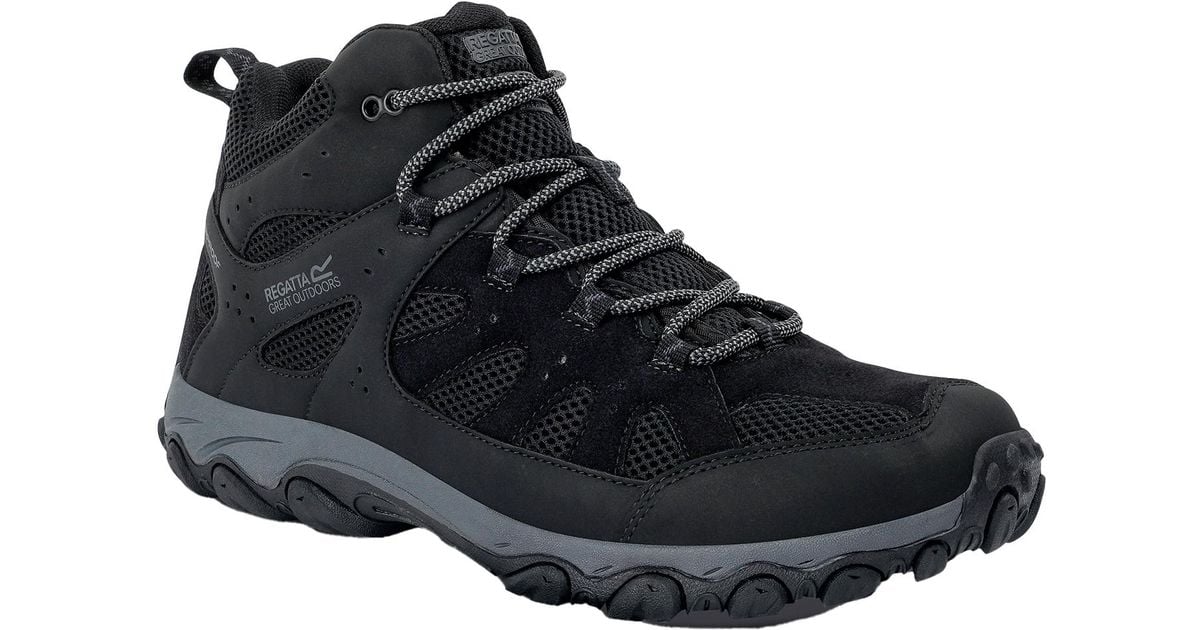 Regatta Edgepoint Iv Walking Boots /Granite) in Black for Men | Lyst UK