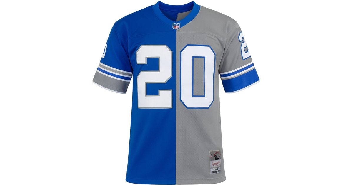 Mitchell & Ness Nfl Detroit Lions 20 Sanders Split Legacy Jersey in ...