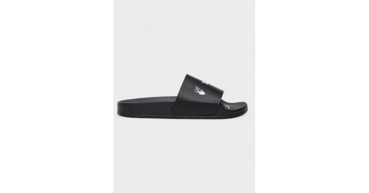 Off-White c/o Virgil Abloh Off Swimmingman Logo Pool Slides Wmns in ...