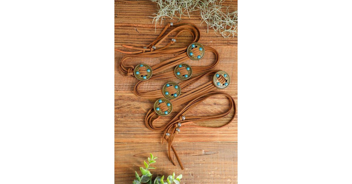 Azura Exchange Western Decor Layered String Tassel Belt Pu in Brown ...