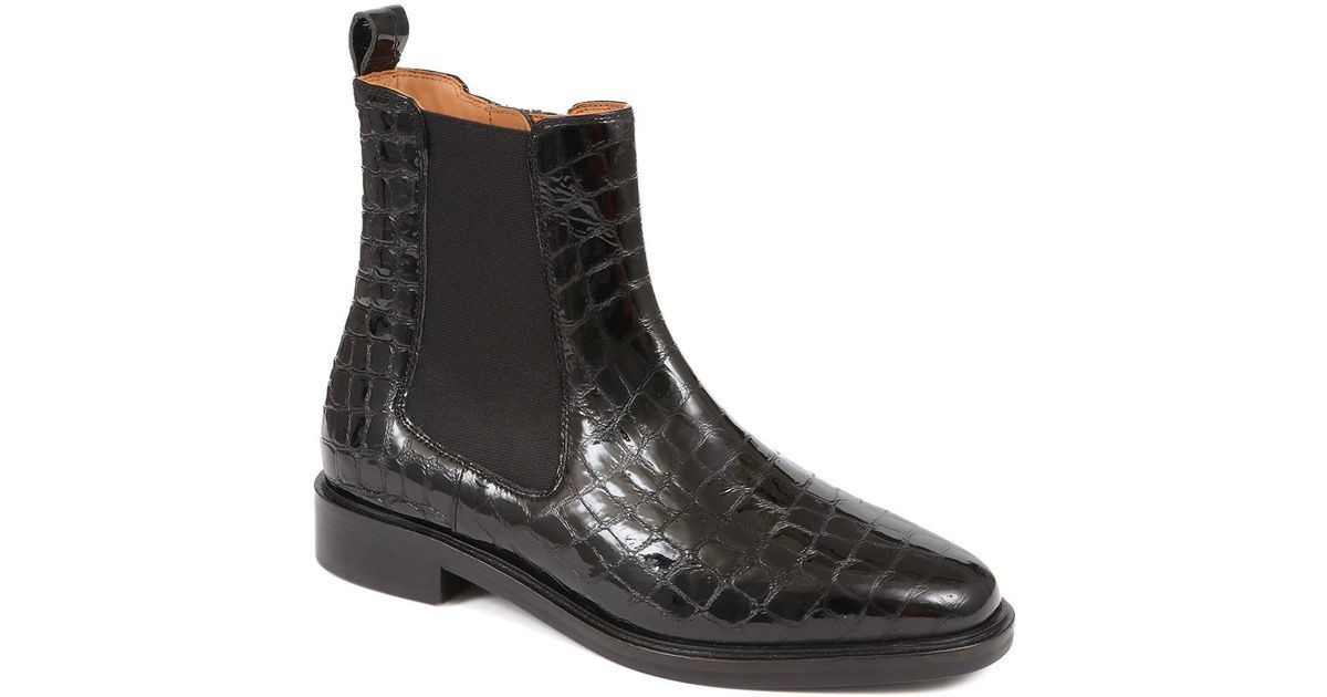 Jones Bootmaker Gessica Leather Chelsea Boots in Black | Lyst UK