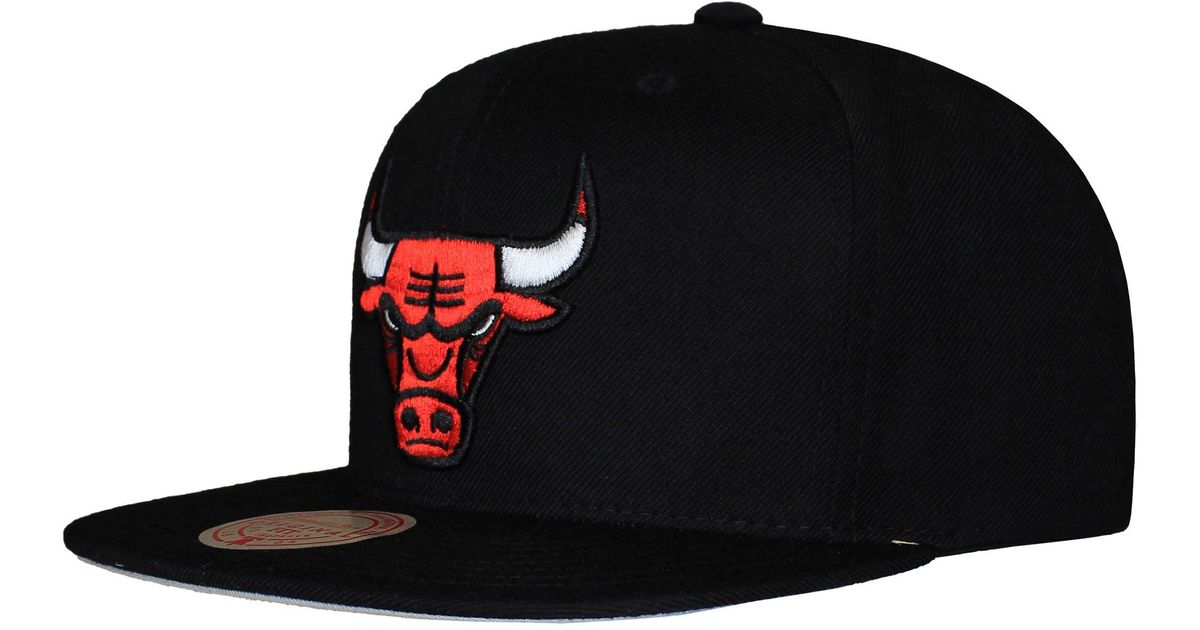 Mitchell & Ness Nba Chicago Bulls Wool Solid Cap in Black for Men | Lyst UK