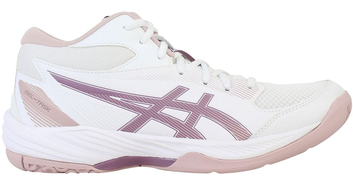 Asics Gel-Task 4 Mt Volleyball Shoes in White | Lyst UK