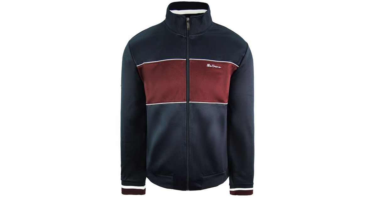 Ben Sherman Panelled Track Jacket in Blue for Men | Lyst UK