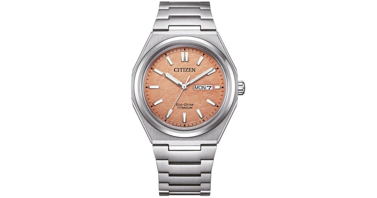 Citizen Watch Aw0130-85Z Titanium in Grey for Men | Lyst UK