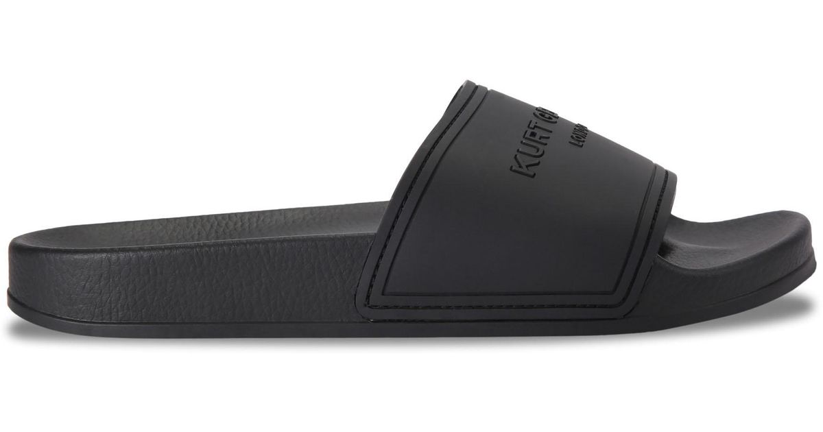 Kurt Geiger Kgl Pool Slider Drench Sliders in Black | Lyst UK
