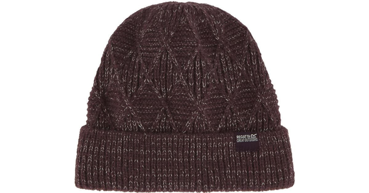 Regatta Ladies Multimix Beanie (Fig) in Brown | Lyst UK