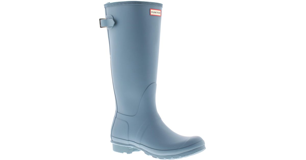 HUNTER Wellies Original Tall Adjust in Blue for Men | Lyst UK
