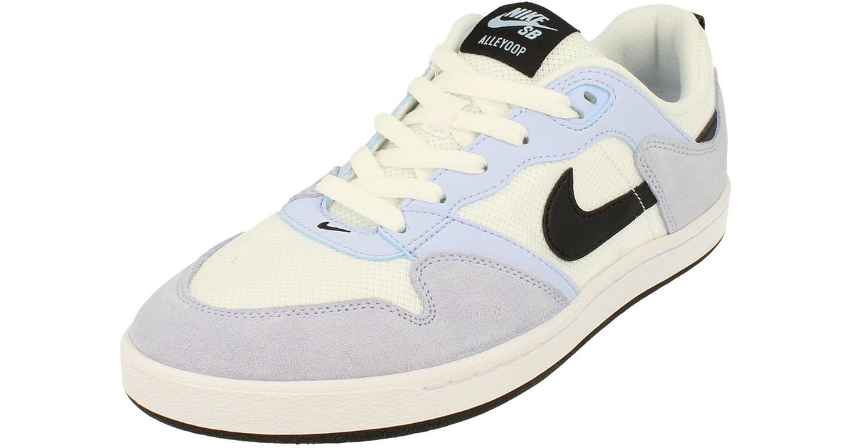 Nike Sb Alleyoop Trainers in White for Men | Lyst UK