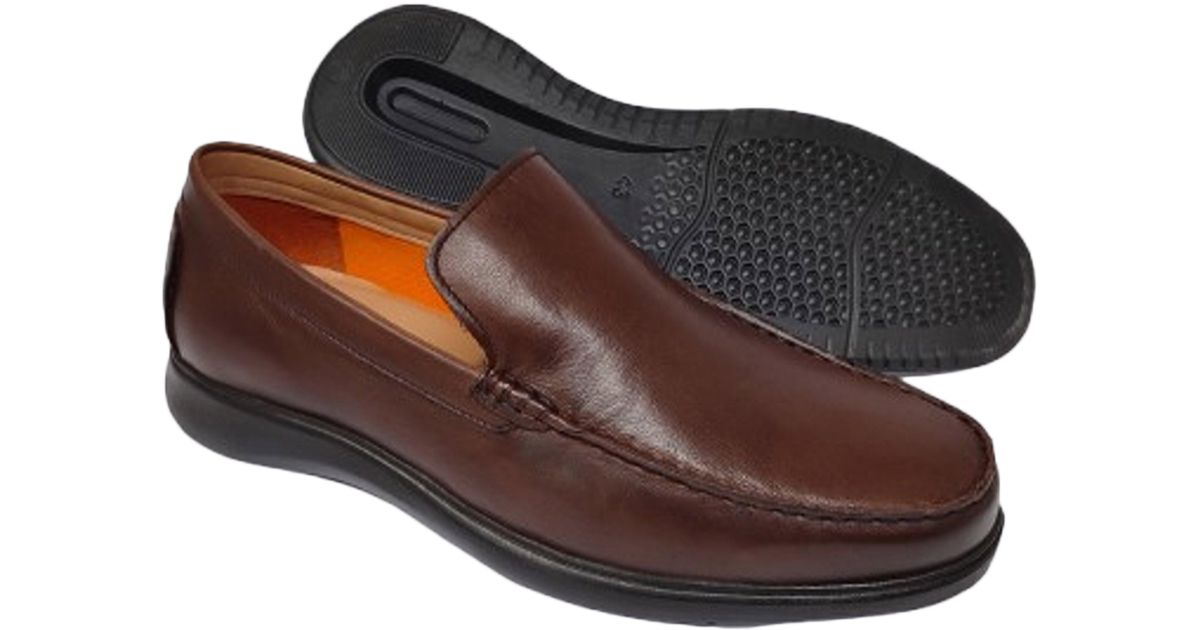 LB Comfort Albert Leather Shoes in Brown for Men | Lyst UK
