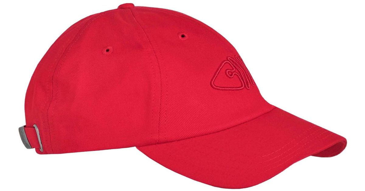 Weird Fish Bude Logo Twill Baseball Cap (Retro) Cotton in Red | Lyst UK