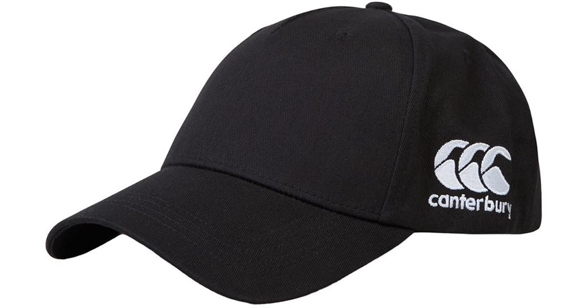 Canterbury Flex Fit Baseball Cap in Black | Lyst UK