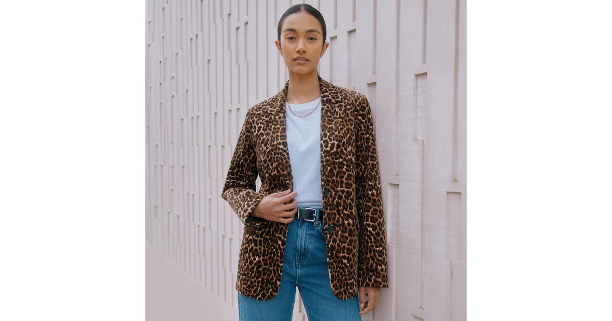 Albaray Cord Jacket in Brown | Lyst UK