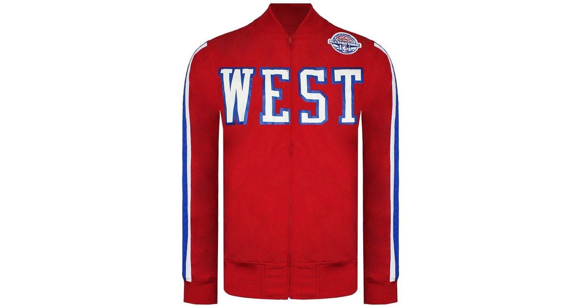 Mitchell & Ness Nba All-Star Game Track Jacket in Red for Men | Lyst UK