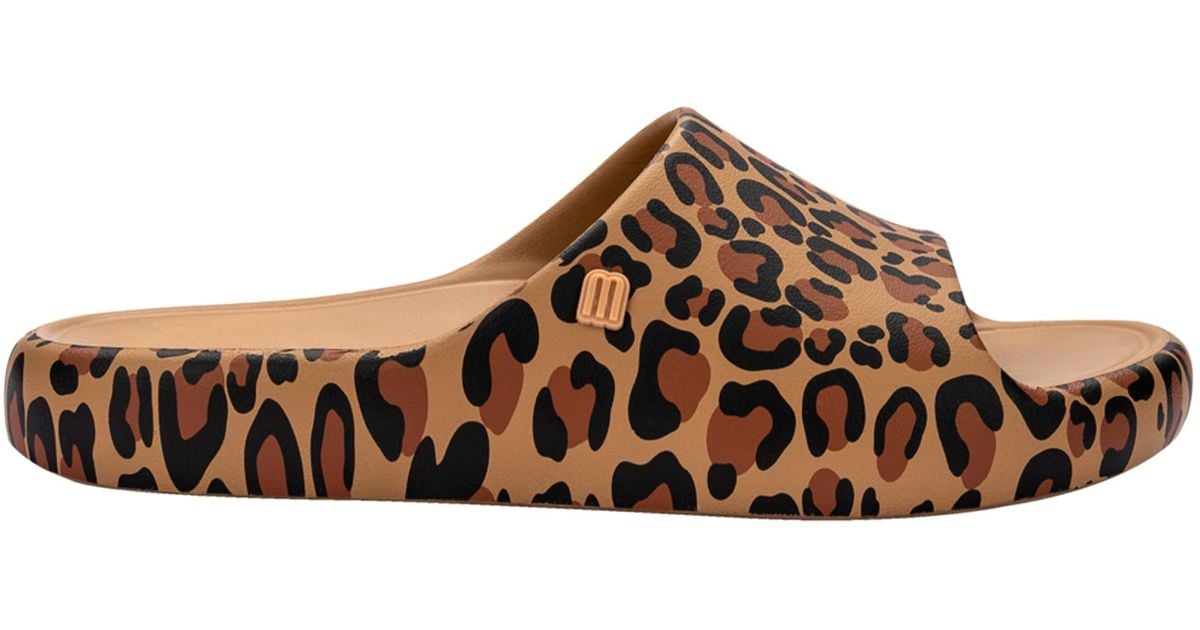 Melissa Free Print Slide Sliders in Brown | Lyst UK