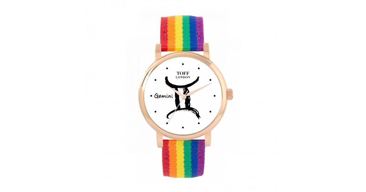 Toff London Tlws-72798 Ladies Gemini Watch in White | Lyst UK