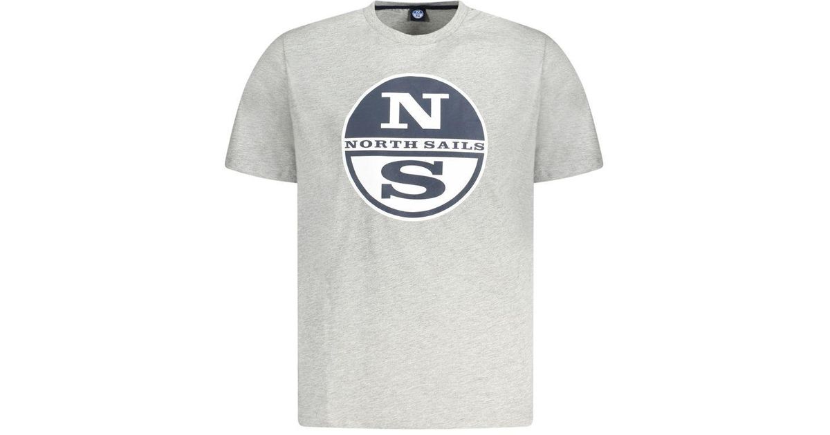 North Sails Ns Compass Logo Tee in Grey for Men | Lyst UK