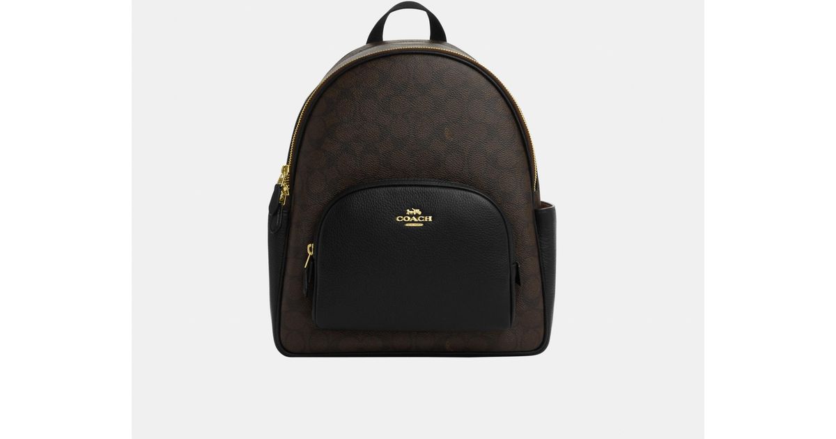 COACH Court Backpack in Black | Lyst UK