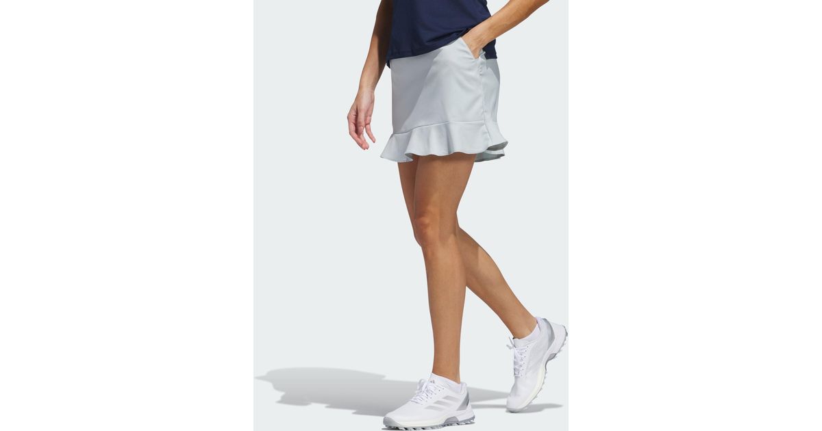 adidas Originals Ultimate365 Frilled Skort in Blue | Lyst UK
