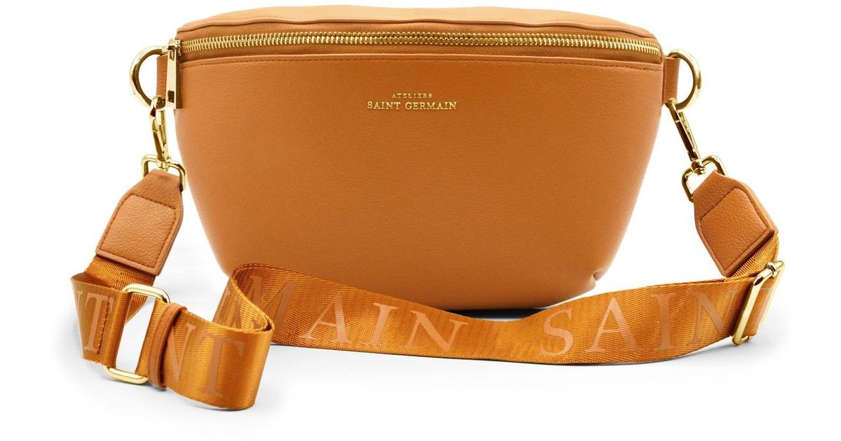 Ateliers Saint Germain Cross-Body Bag Ibiza in Brown | Lyst UK