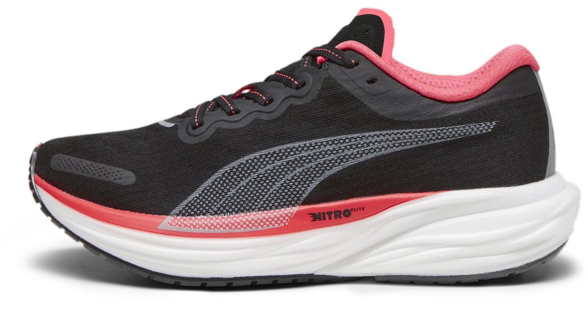 PUMA Deviate Nitroâ 2 Road Running Shoes in Red | Lyst UK