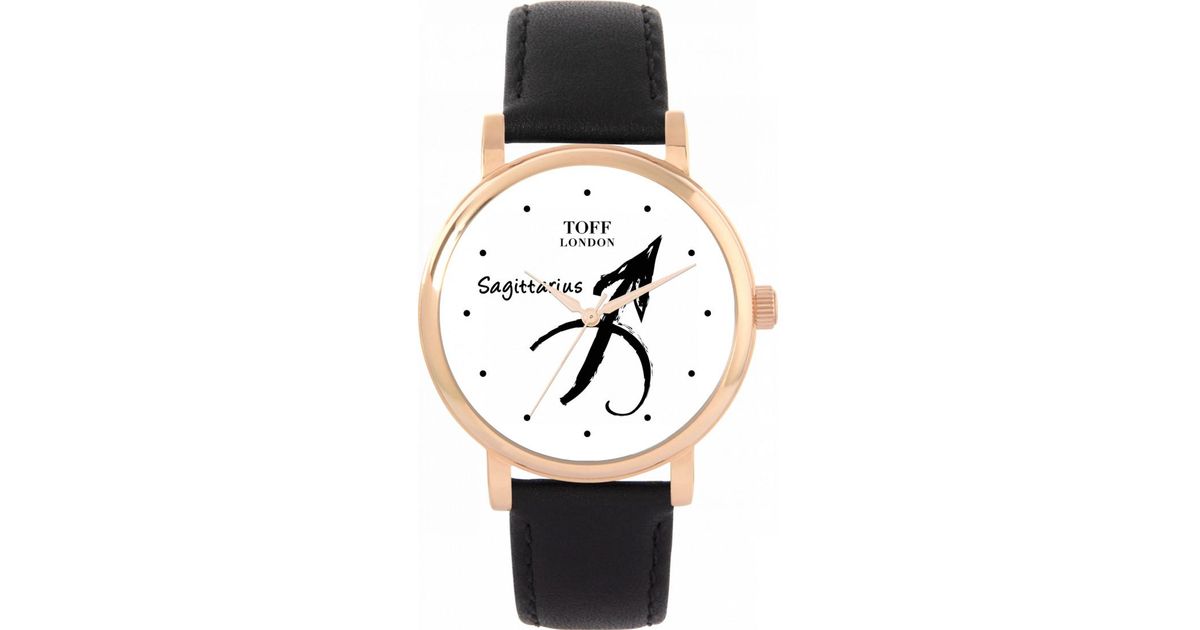 Toff London Tlws-35771 Ladies Sagittarius Watch in Black | Lyst UK