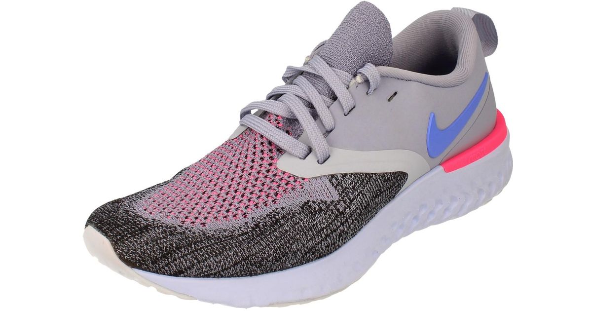 Nike Odyssey React 2 Flyknit Running Trainers in Purple | Lyst UK