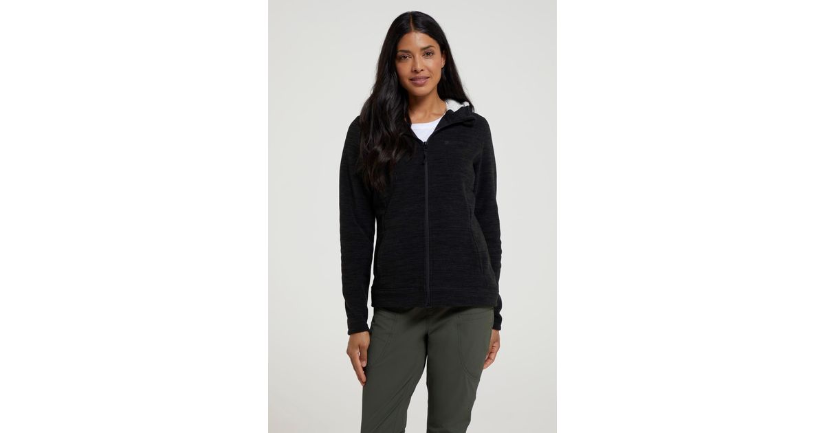 Mountain Warehouse 'Snowdonia' Fleece Hoodie With Side Pockets Full Zip ...