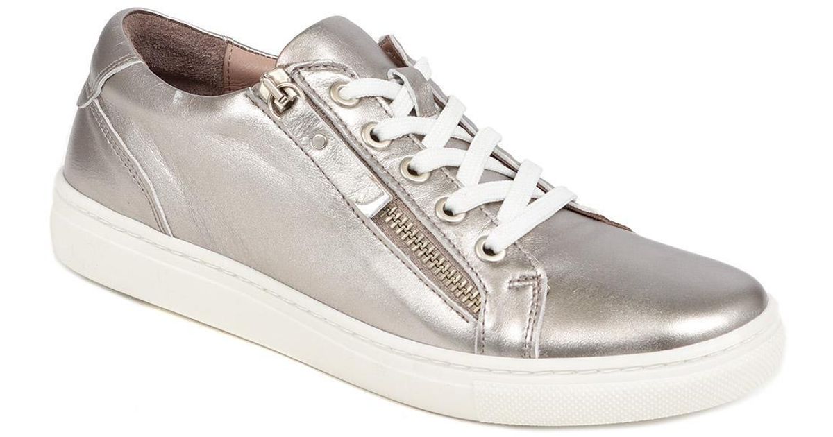 Jones Bootmaker Padova2 Leather Lace-Up Trainers in White | Lyst UK