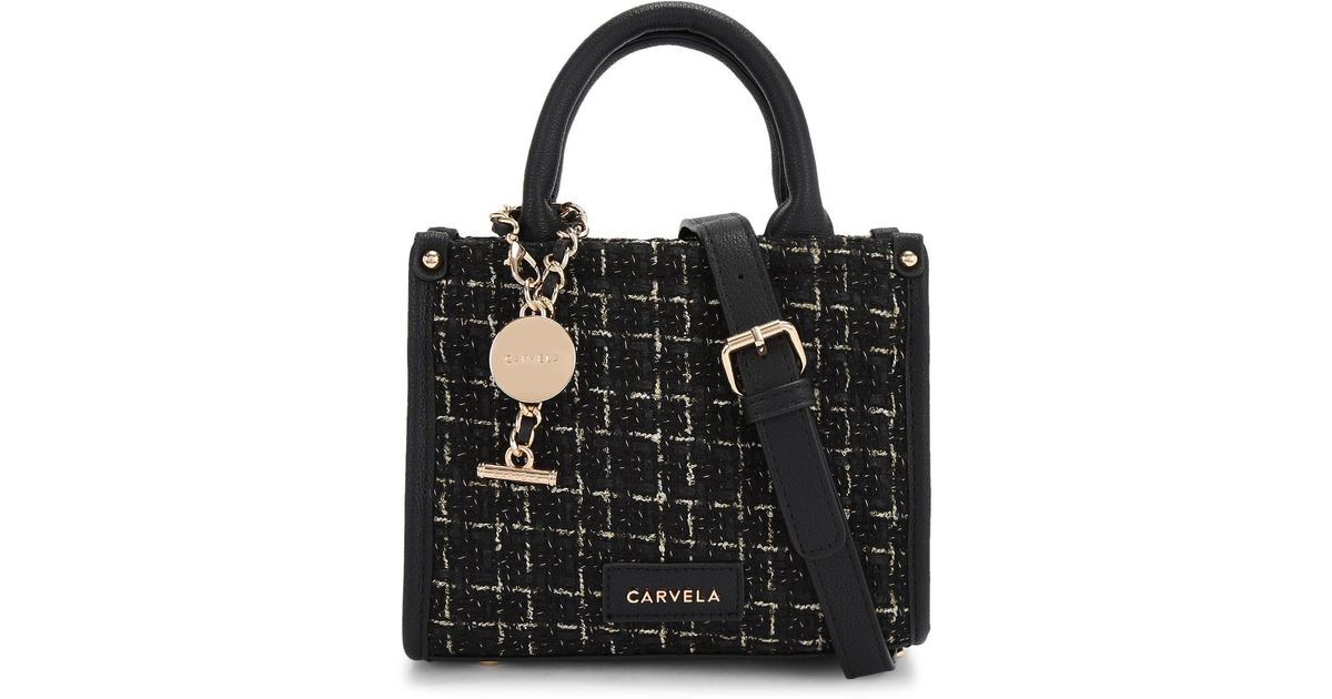 Carvela Kurt Geiger Sorrento Micro Tote Bag in Black | Lyst UK