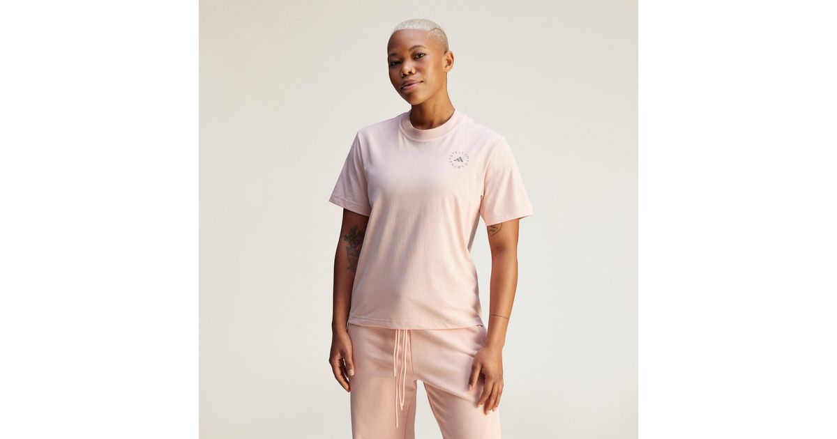 adidas By Stella McCartney Truecasuals Regular Sportswear Tee in Pink ...